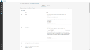 Configure a Data Form Template - Impact DataSource